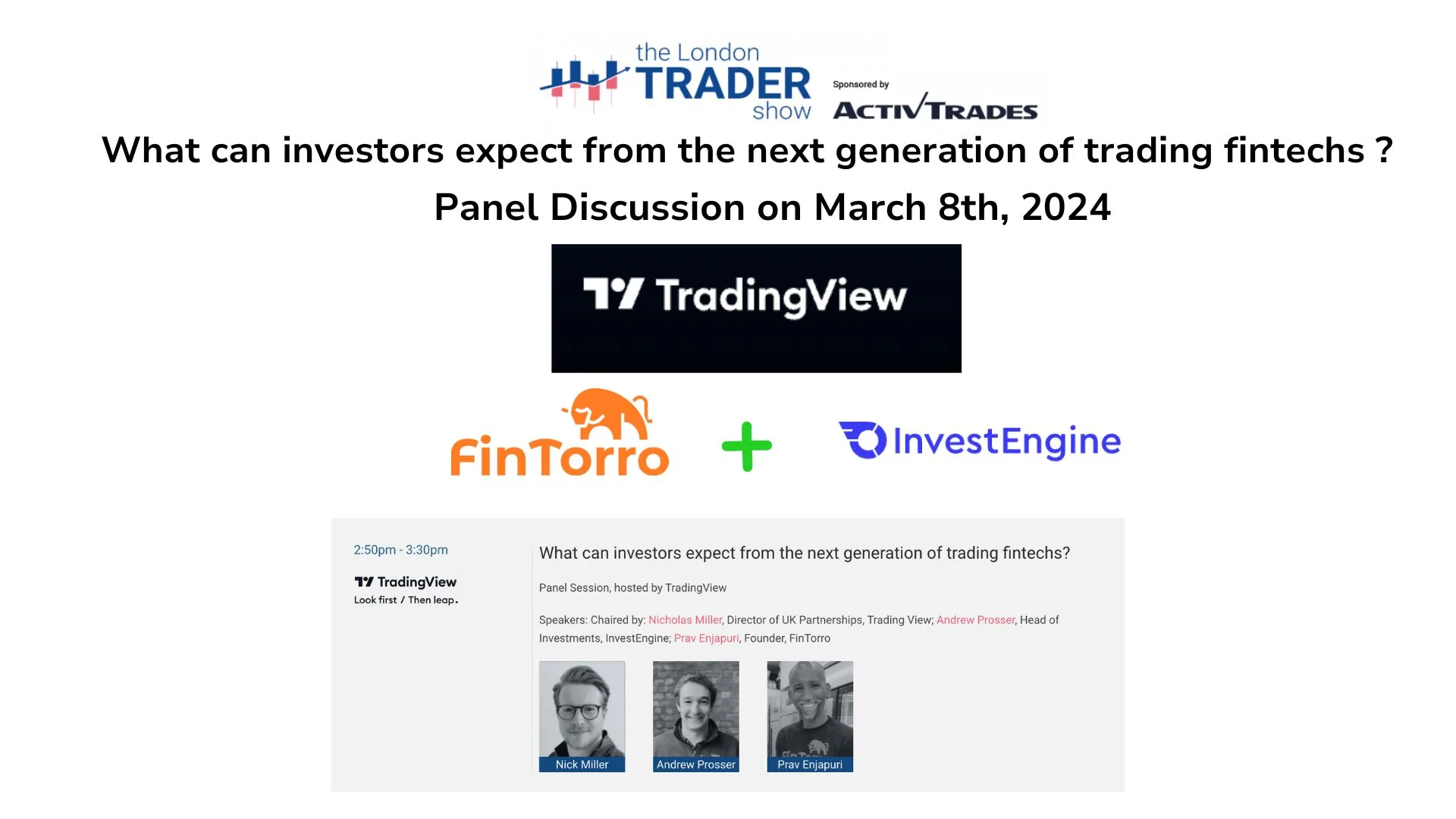 Next-Gen Trading Fintechs at London Trader Show 2024